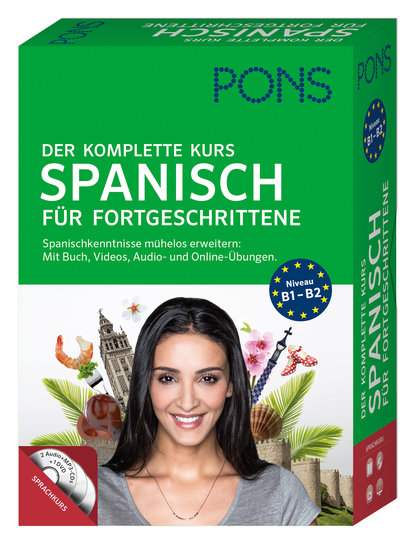 PONS Der komplette Sprachkurs Spanisch für Fortgeschrittene